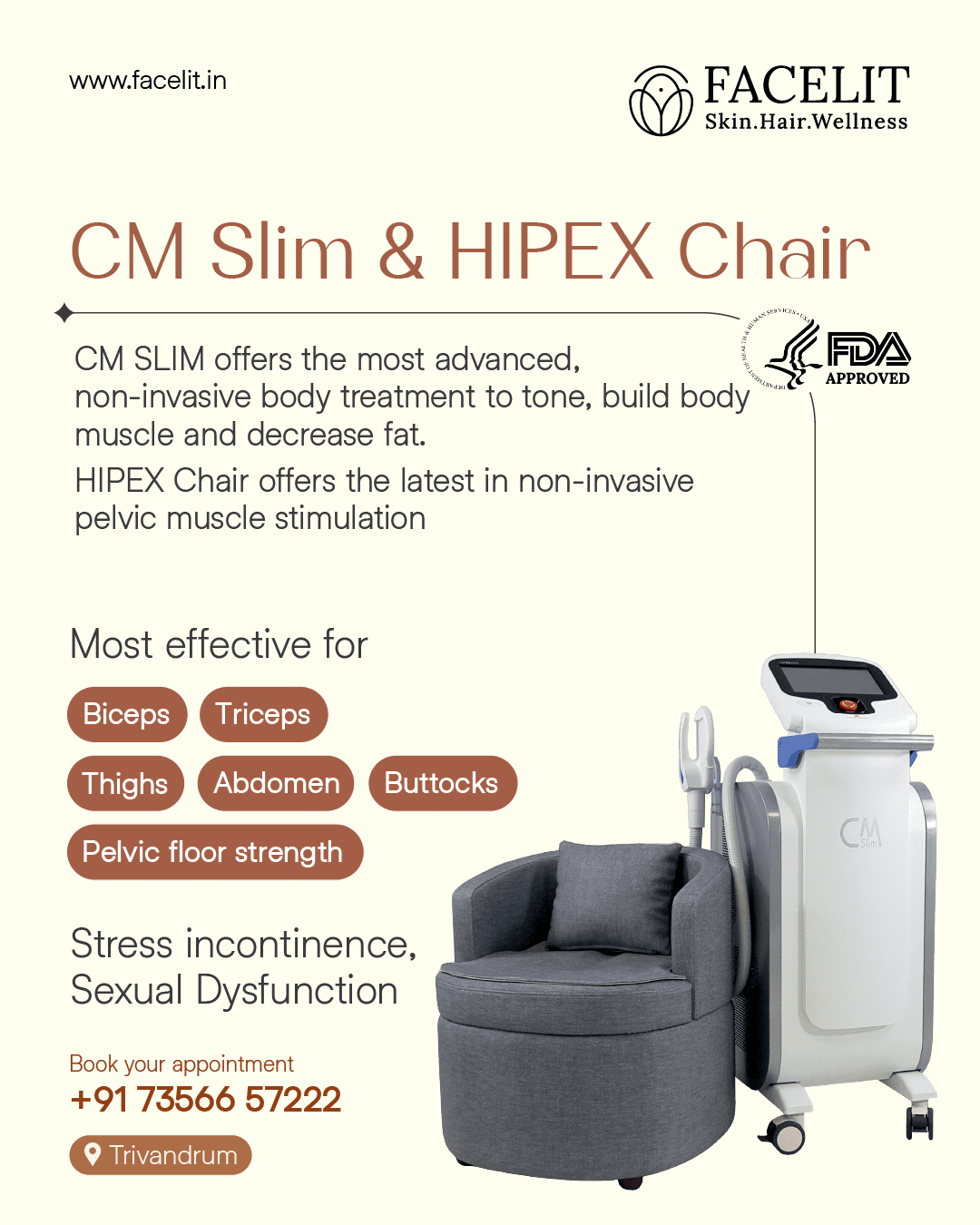 CM Slim & Hipex Chair Facelit